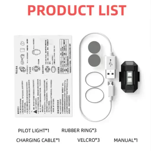 Multicolor Universal Strobe Flight Light – Smart-Hub.pk